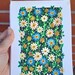 Original Flower Gouache Painting A5, Floral Gouache Artwork Hand Paint ...