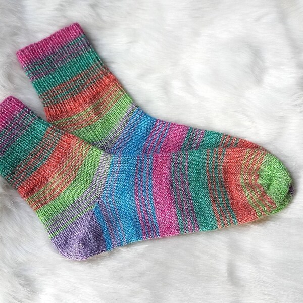 Hand Knit Socks - Etsy