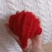 Red Small Neck Scarf Kerchief, Merino Wool Sophie Scarf, Soft Scarf ...