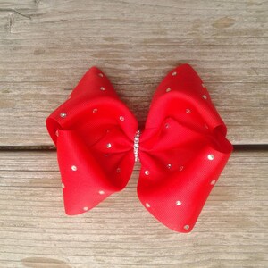 Rhinestone Bow, Bling Jojo Bow, Jojo Bow, Bling Hair Bow, Large ...