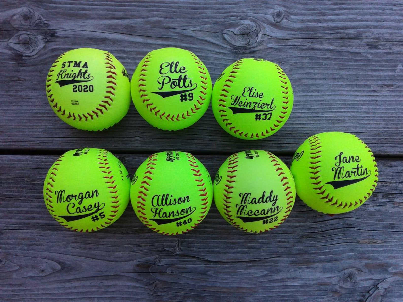 Custom Softball Personalized Softball Birth Announcement - Etsy