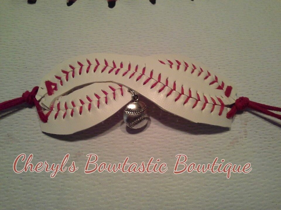 Baseball Skin bracelet Sports Bracelet Baseball bracelet | Etsy