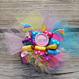 Pop It Over the Top Bow, Fidget Bow, Pop It Party, Pop It Birthday Bow ...