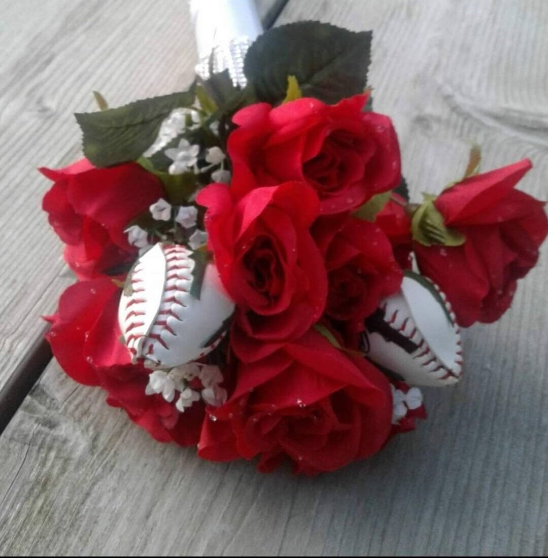 Sports Rose Bouquet, Wrapped Rose Bouquet, Mothers/fathers Day, Sports ...
