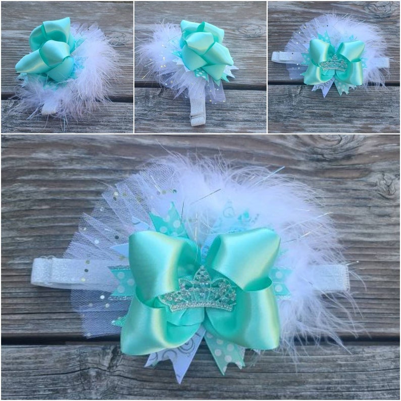 Stacked Tiara Bow Pageant Bow Over the Top Bow Burgundy & - Etsy