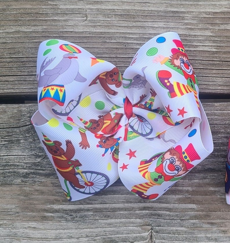 Circus Bow Dumbo Bow Circus Clown Animals Elephant - Etsy