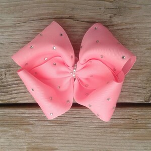Rhinestone Bow, Bling Jojo Bow, Jojo Bow, Bling Hair Bow, Large ...