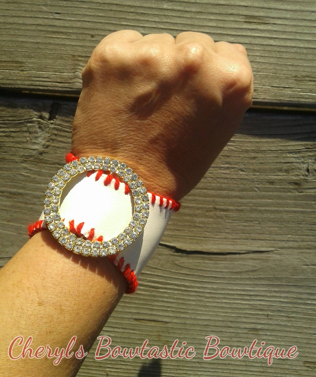 Baseball Skin Bracelet, Bling Jewelry, Love Baseball, Rhinestone ...