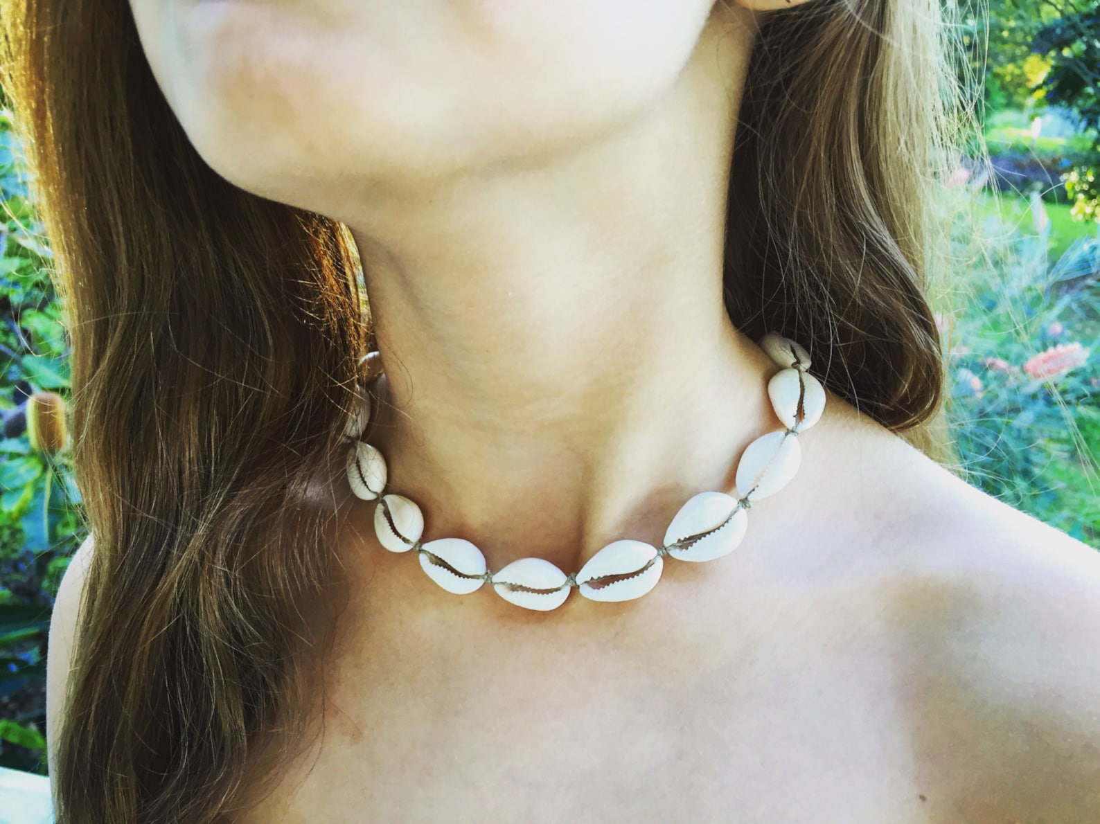 Handmade Hemp Macrame Shell Necklace With Cowrie Shells, Sea Gypsy - Etsy