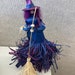 Corn Shuck Witch, Standing Corn Shuck Witch With Broom, Witch Corn Husk ...