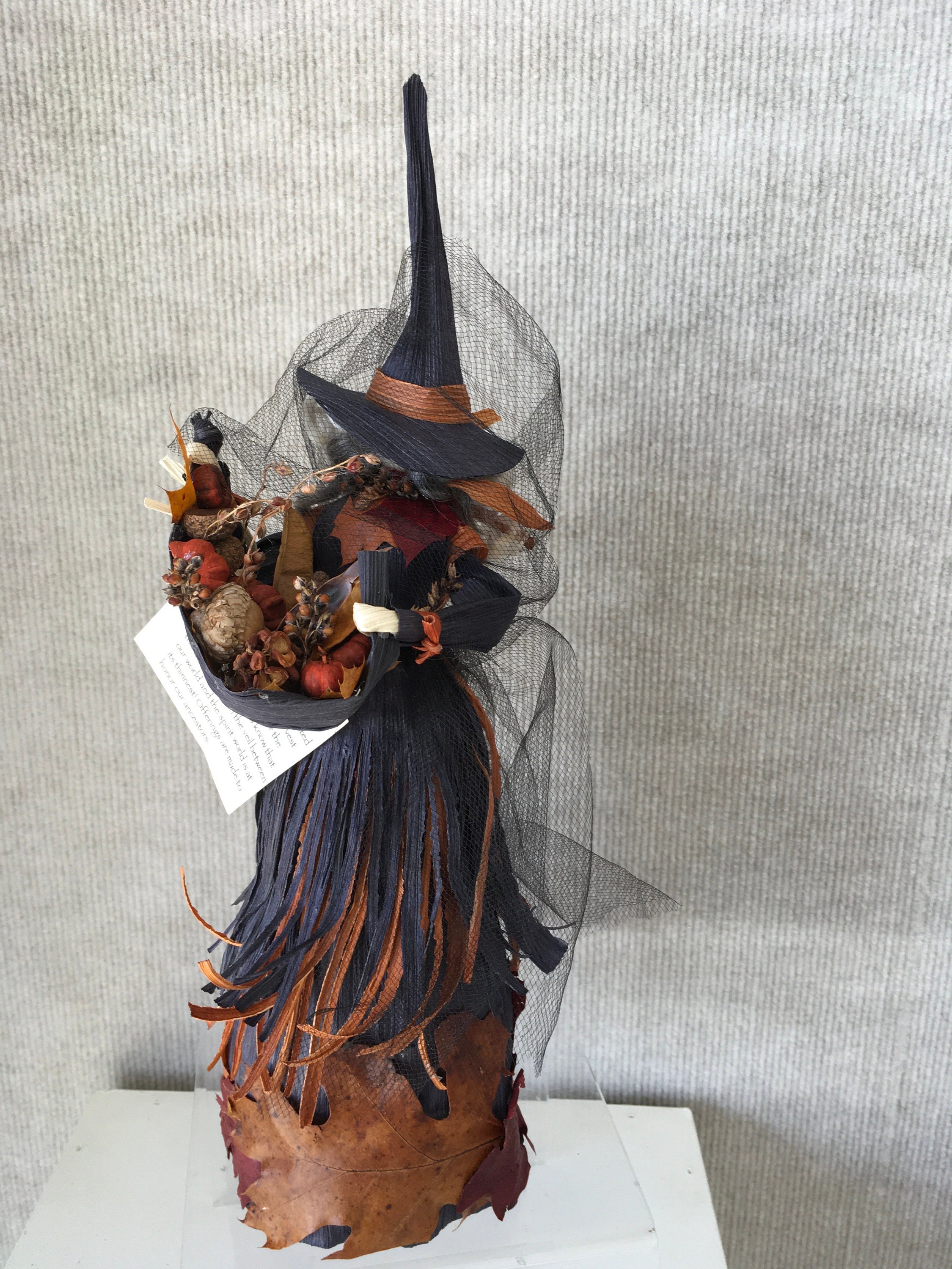Samhain Witch, Corn Husk Samhain Witch, Samhain Corn Shuck Witch ...