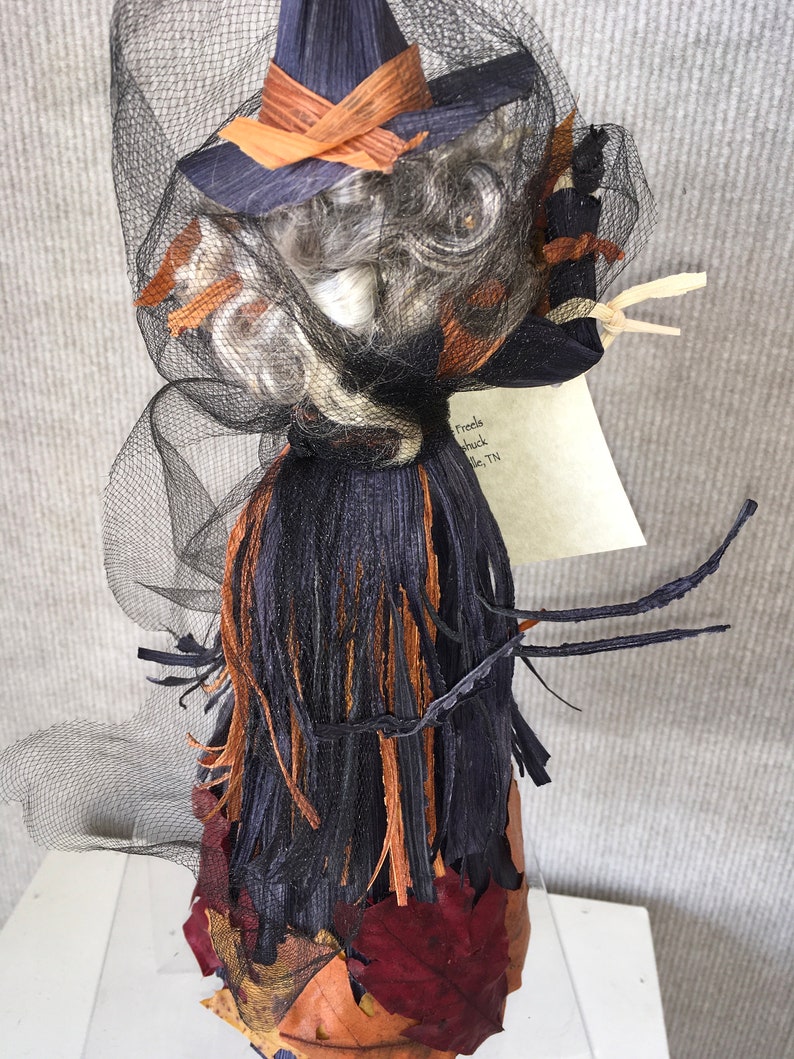 Samhain Witch, Corn Husk Samhain Witch, Samhain Corn Shuck Witch ...