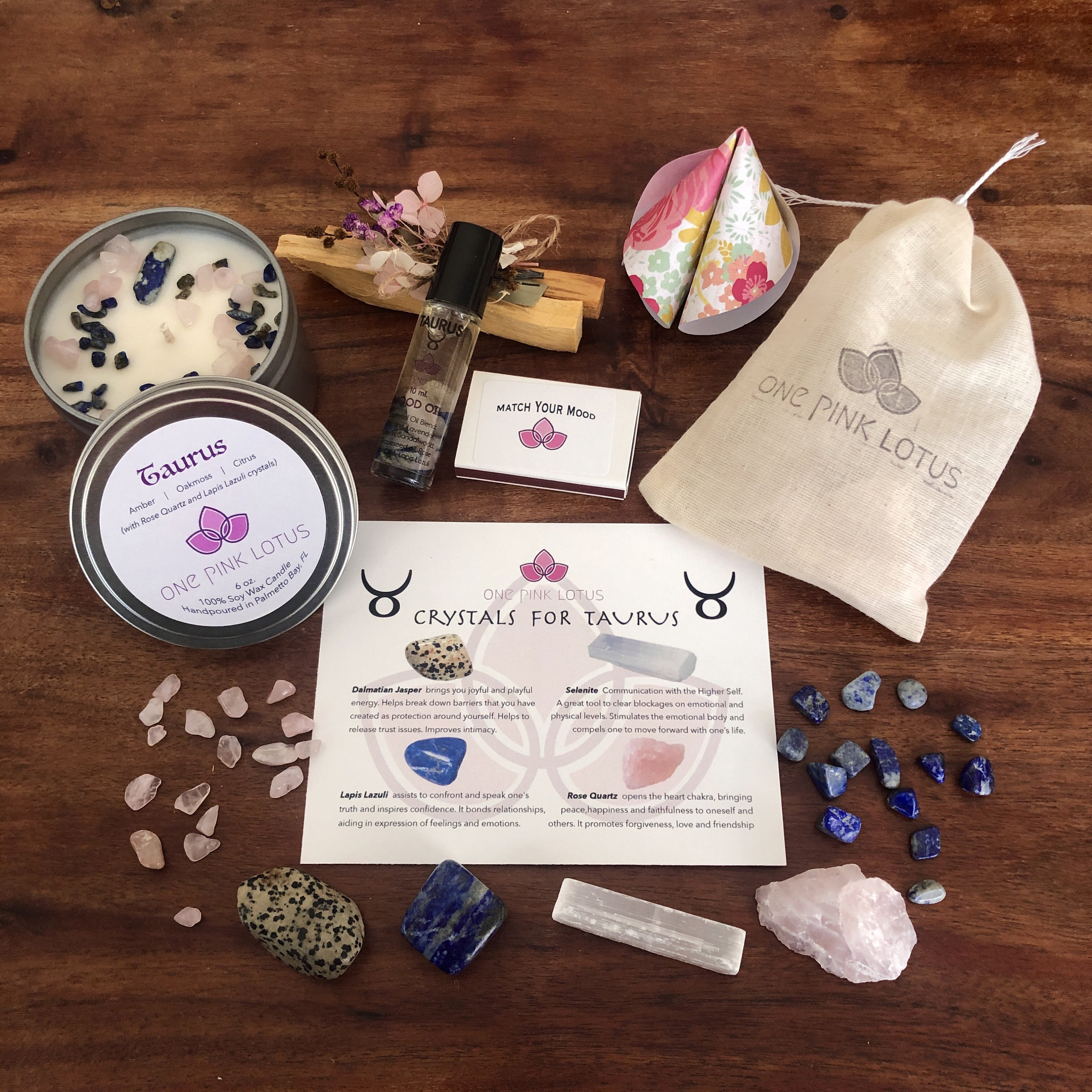 TAURUS GIFT BOX Zodiac Astrology kit birthday or special | Etsy