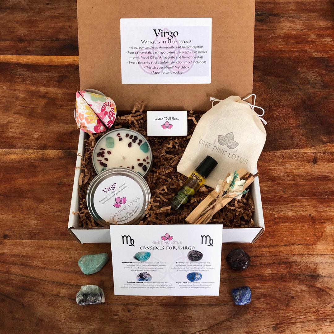 VIRGO GIFT BOX - Zodiac Astrology Kit, Birthday or Special Occasion - Etsy