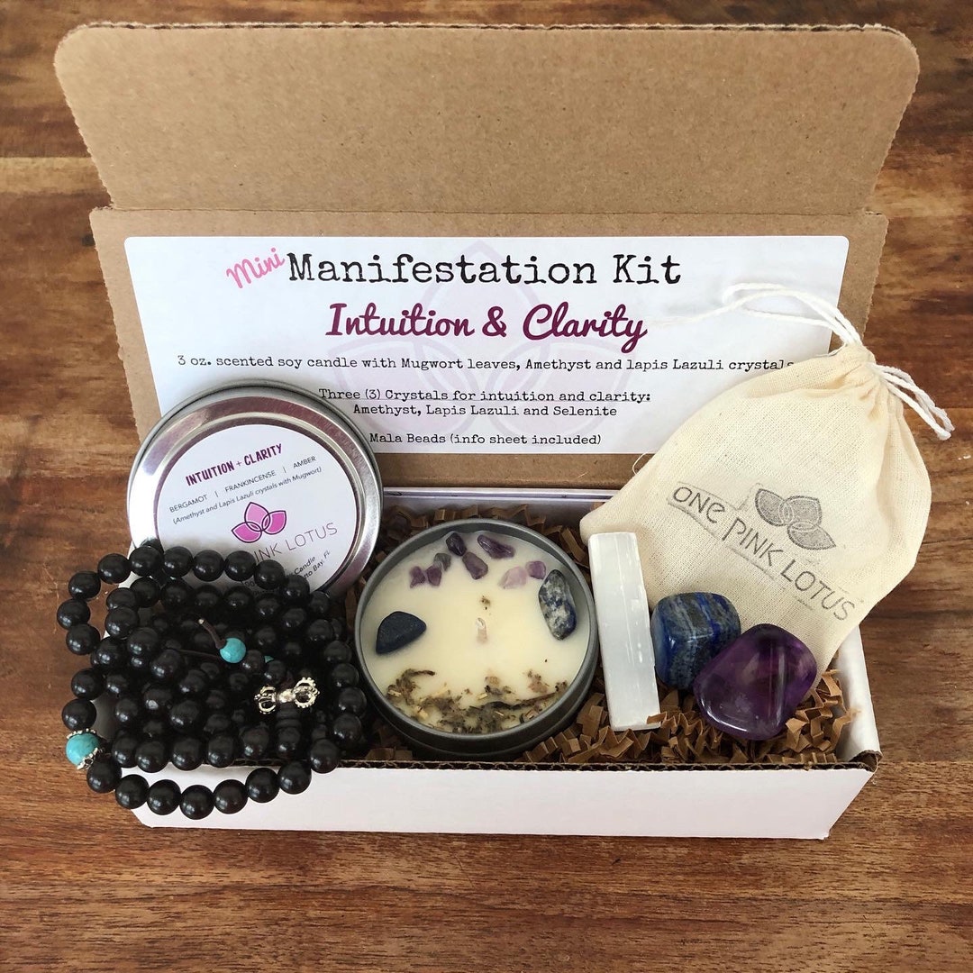 INTUITION & CLARITY - MINI Manifestation Kit (meditation, Gift Box ...