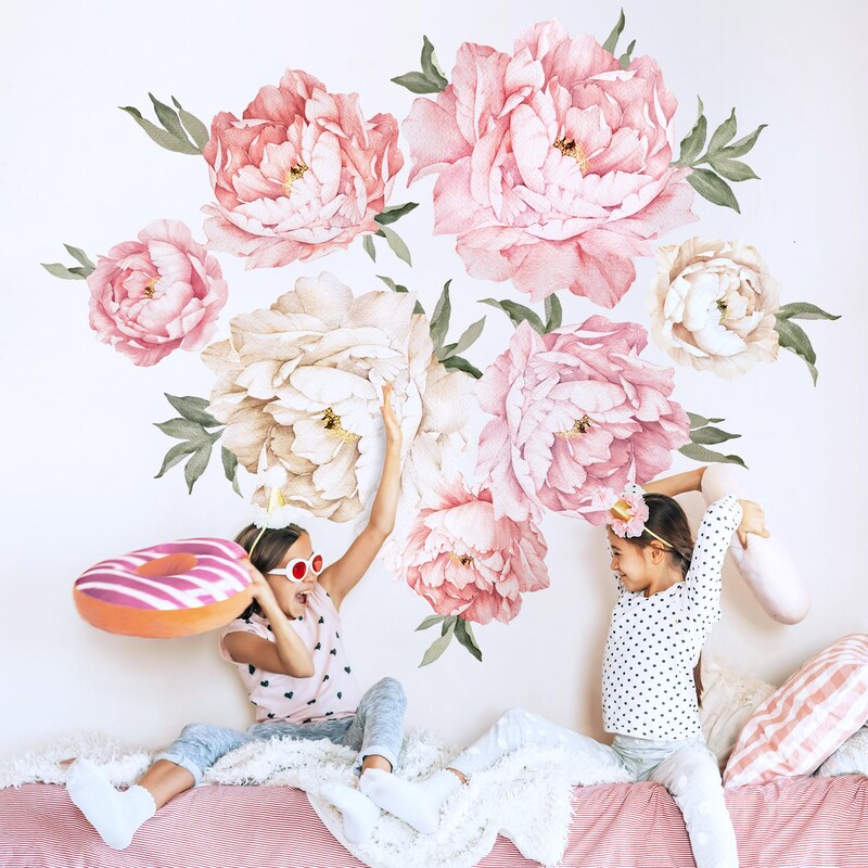 Peony Decal - Etsy