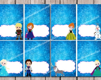 INSTANT DOWNLOAD Inspired Ks Folded Food Labels DIY Printables - Etsy