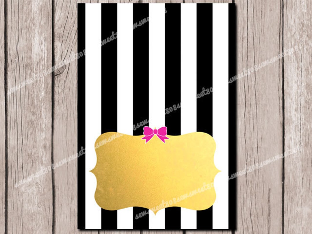 INSTANT DOWNLOAD Inspired Ks Folded Food Labels DIY Printables - Etsy