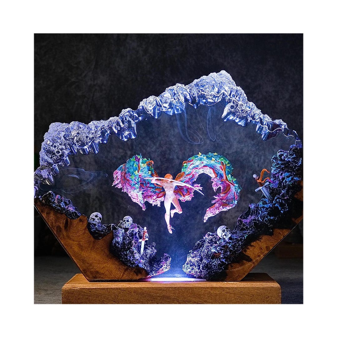 Malenia Powerful Boss Resin Lamp, Custom Night Light for Father's Gift ...
