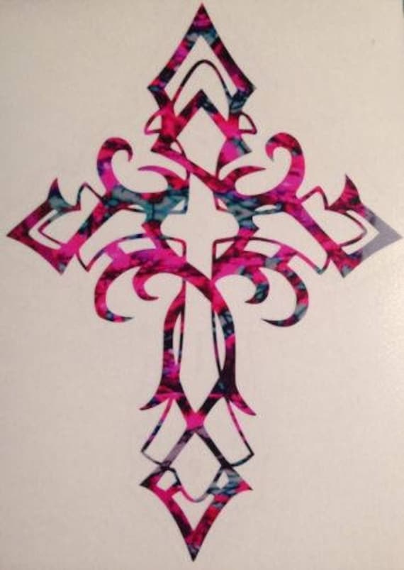 Gothic Cross Decal