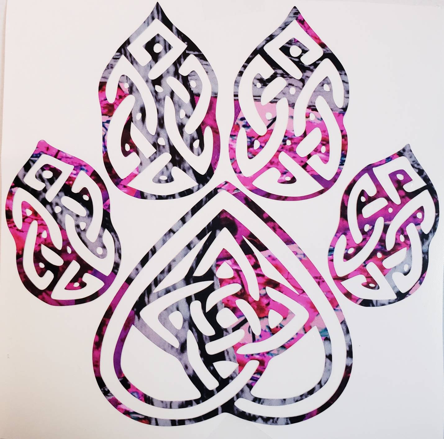 Celtic Dog Paw Print