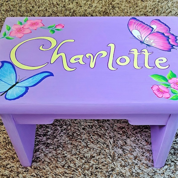 Childrens Step Stool - Etsy