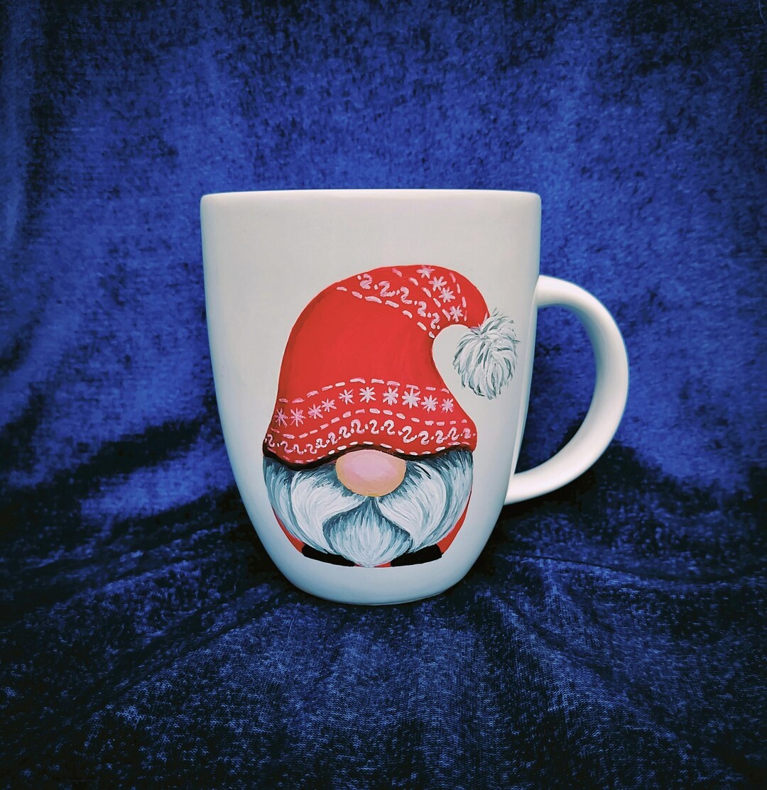 Elf Christmas Coffee Mug,holiday Coffee Cup,christmas Elf,painted Mug ...
