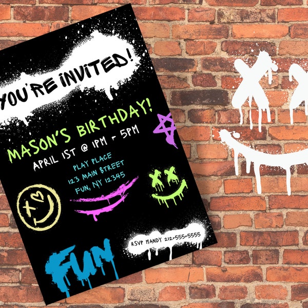 Graffiti Party - Etsy