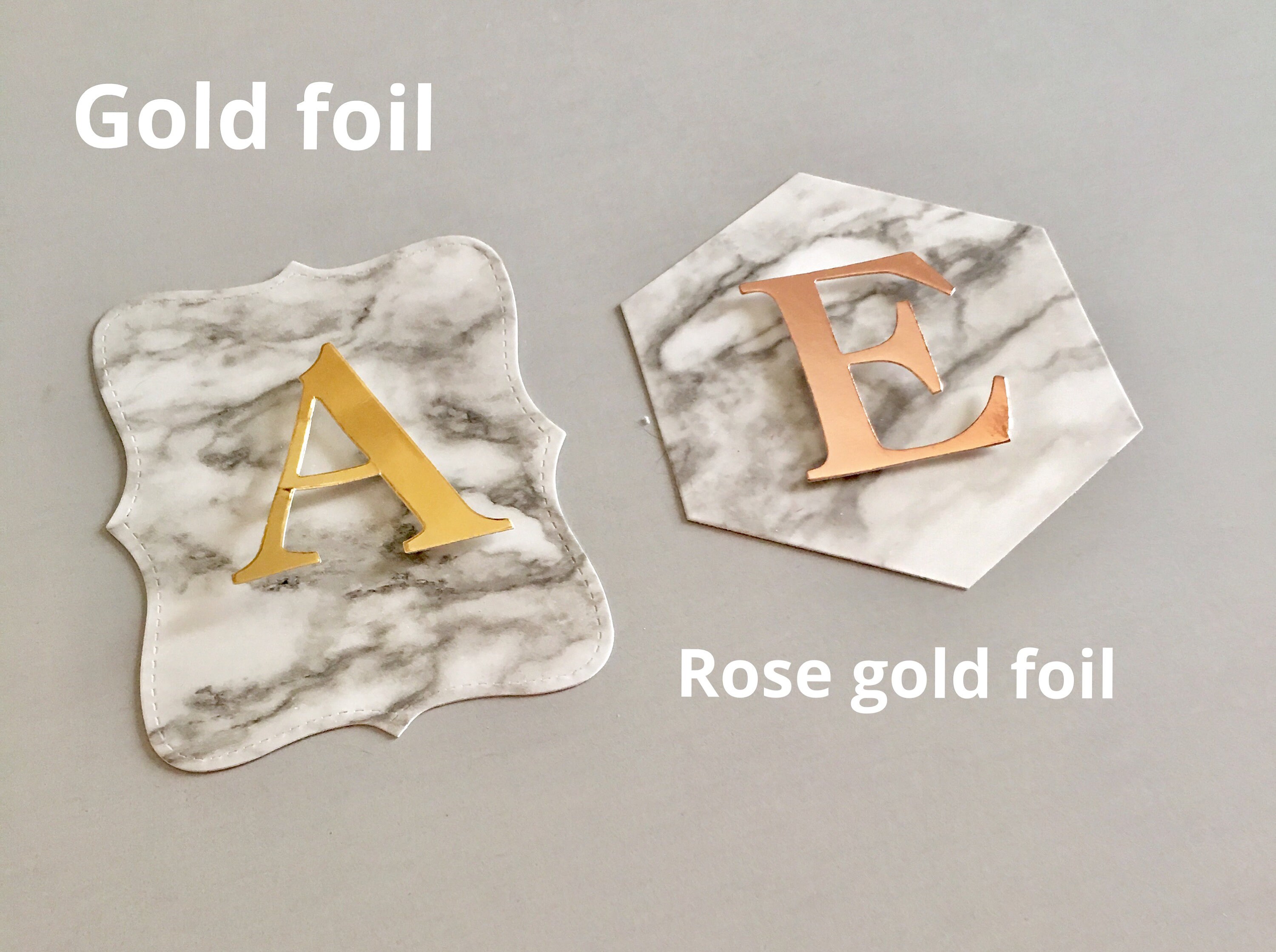 Marble banner sign modern wedding decor rose gold foil letters | Etsy