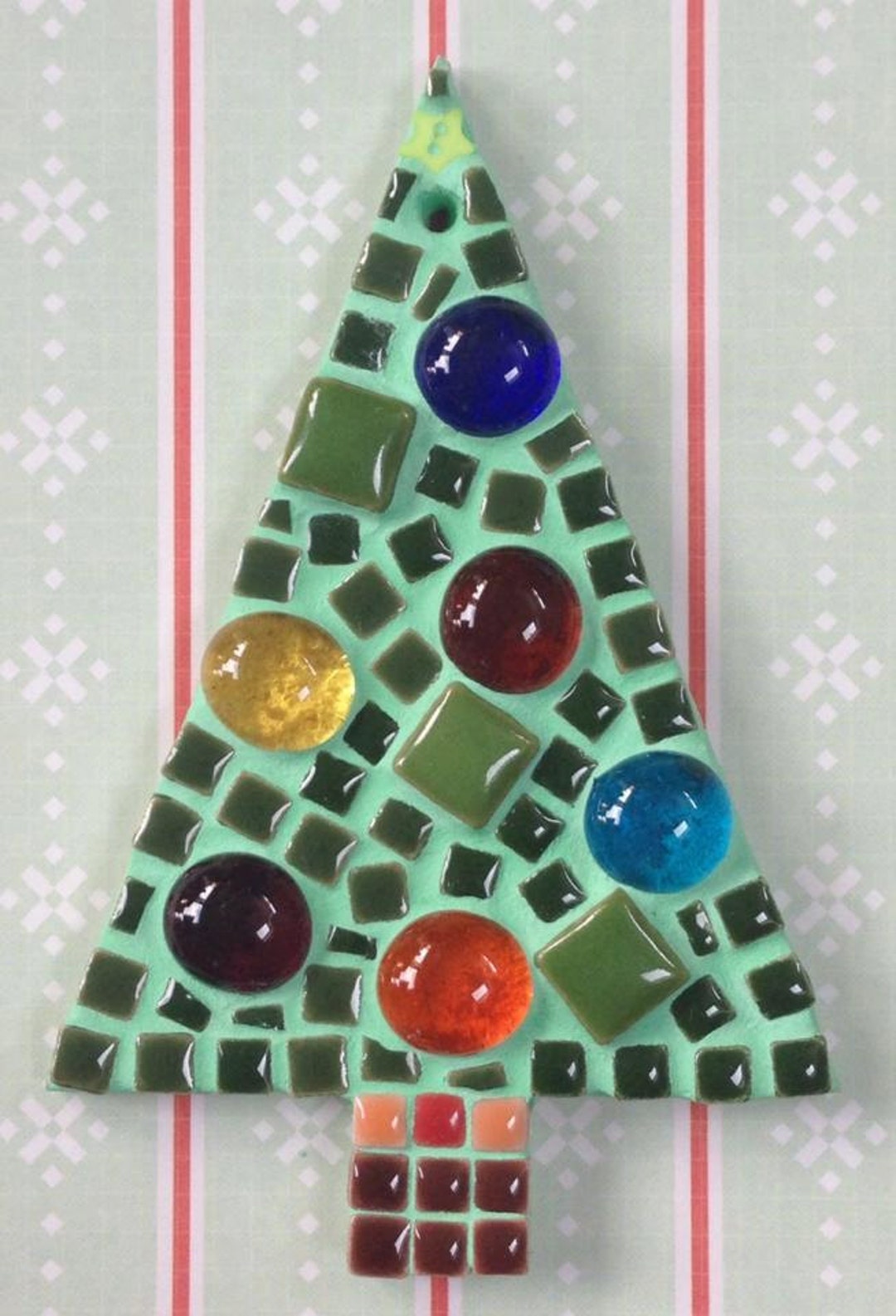 Christmas Tree D.I.Y. Mosaic Craft Kit for Adults and Children by Lily ...