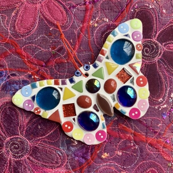Mosaic Butterfly - Etsy