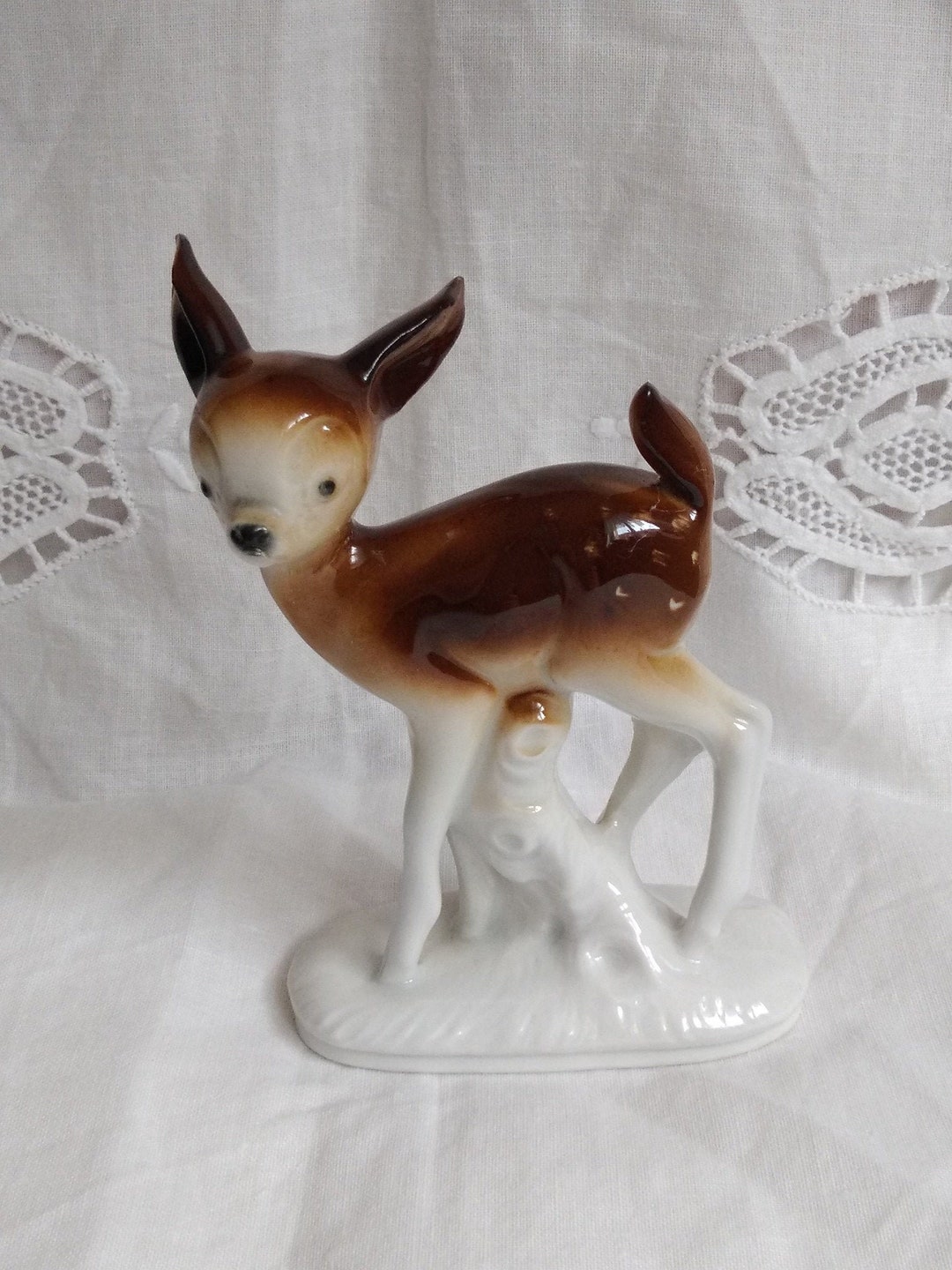 Antique, European Hand-painted Porcelain Deer, Bambi Early 1900s' - Etsy