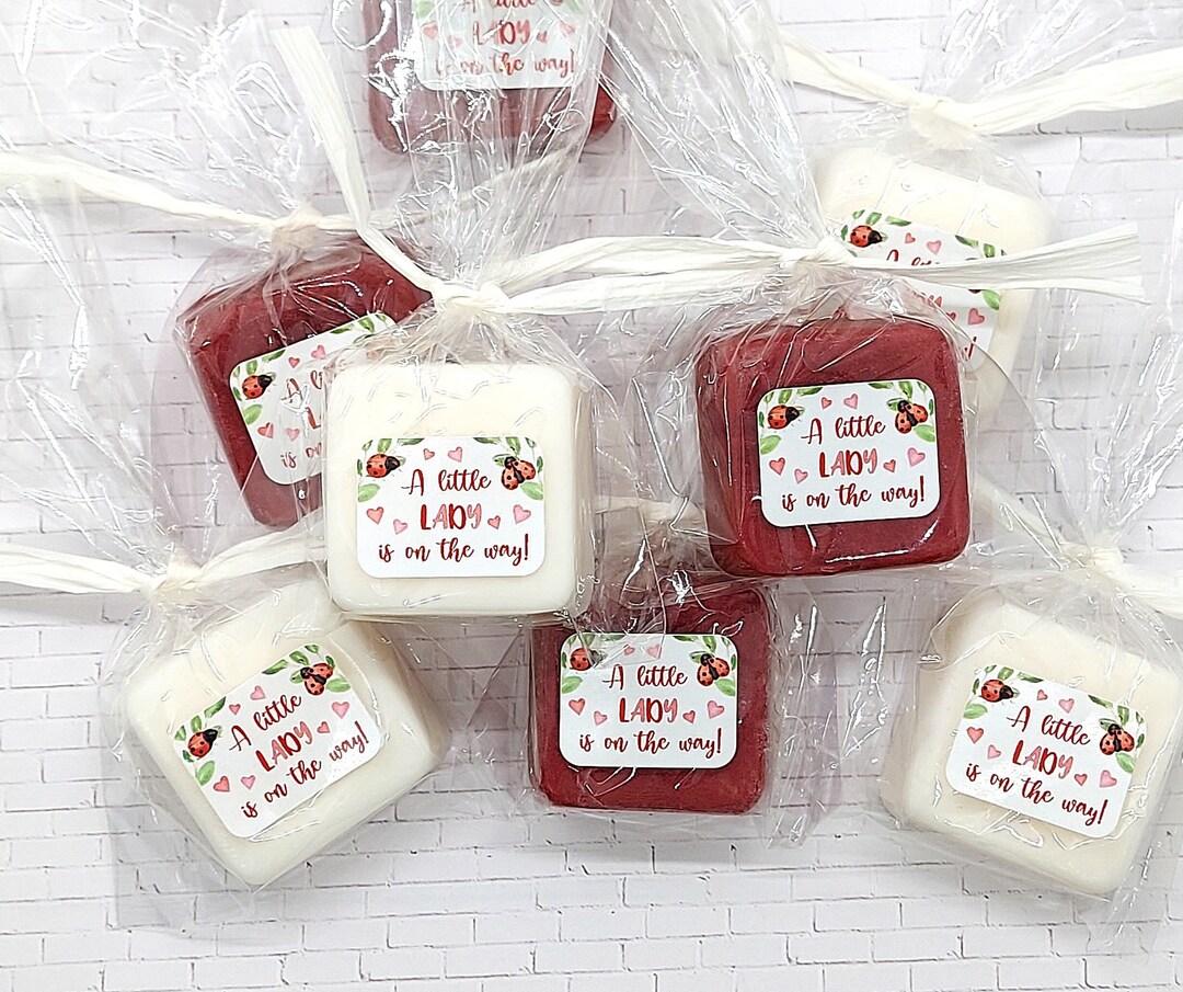 Ladybug Baby Shower Favors, Mini Soaps, Lady Bug First Birthday, Baby ...