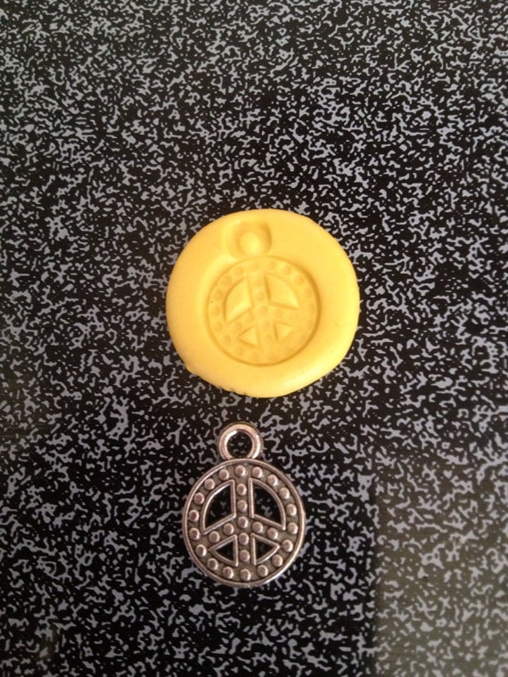 Craft Supplies & Tools Molding & Casting Peace Sign Flexible Plastic ...