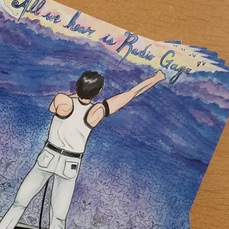 Freddie Mercury Live Aid - Etsy