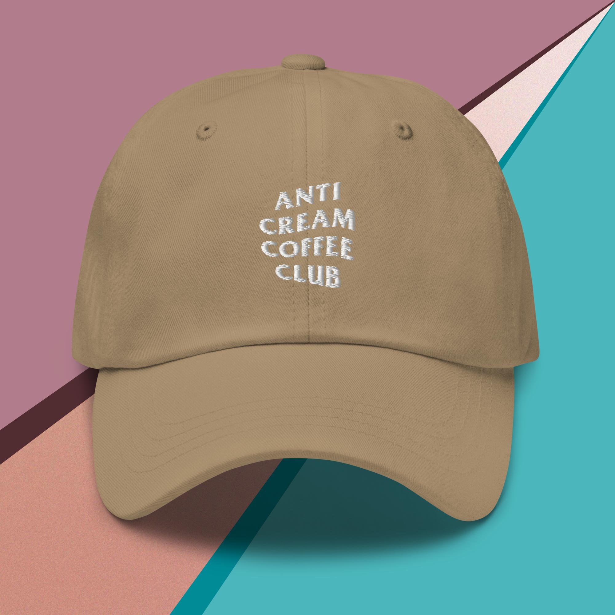 Anti Cream Coffee Club Hat, Coffee Lover Gift for Friend, Barista Gift ...