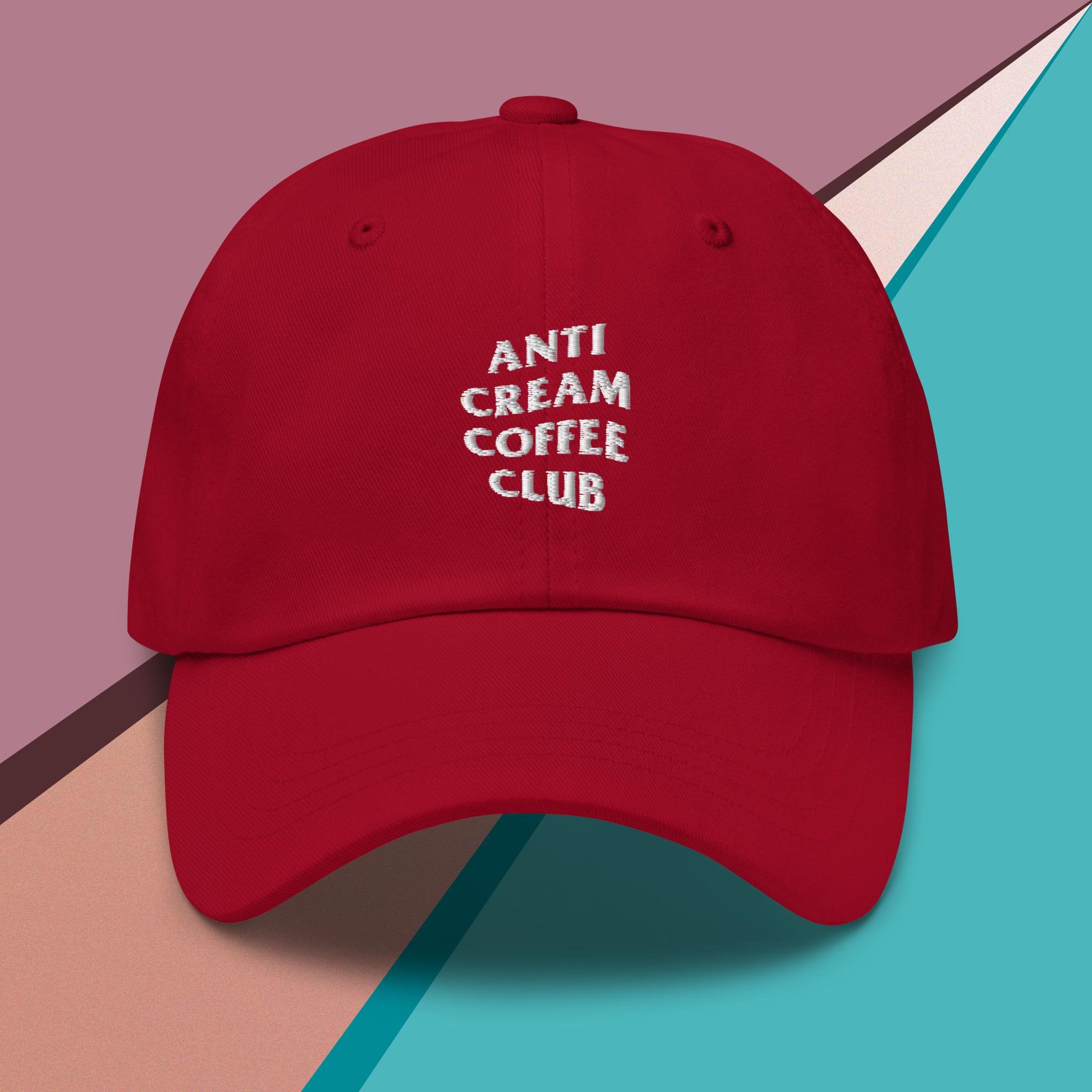 Anti Cream Coffee Club Hat, Coffee Lover Gift for Friend, Barista Gift ...