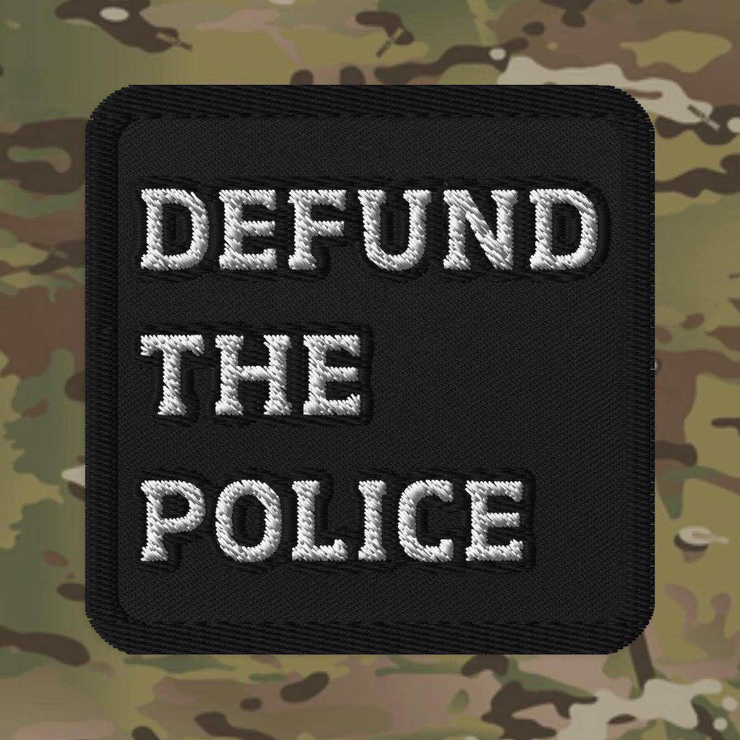 Defund the Police Embroidered Patches, ACAB, 1312, Political Patch ...