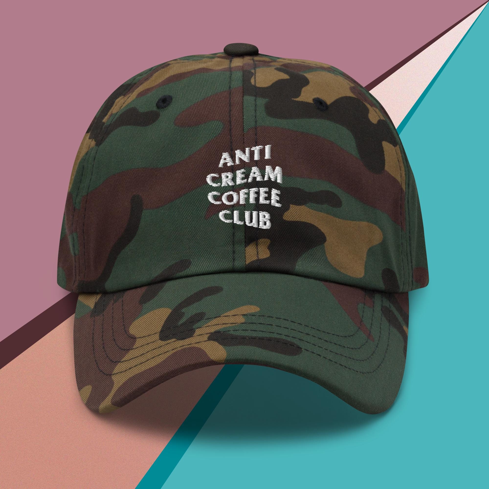 Anti Cream Coffee Club Hat, Coffee Lover Gift for Friend, Barista Gift ...