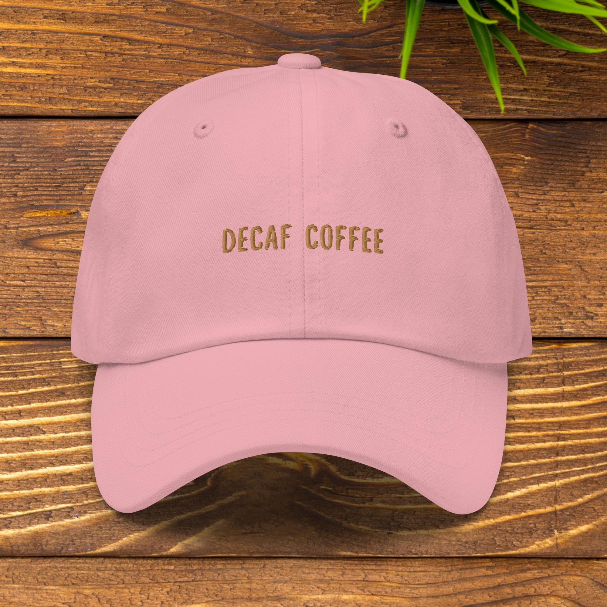 Decaf Coffee Hat Multiple Colors, Embroidered Specialty Coffee Industry ...