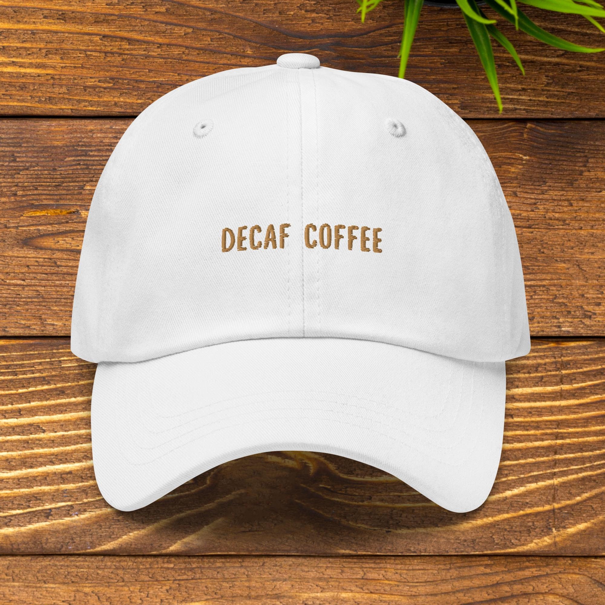 Decaf Coffee Hat Multiple Colors, Embroidered Specialty Coffee Industry ...