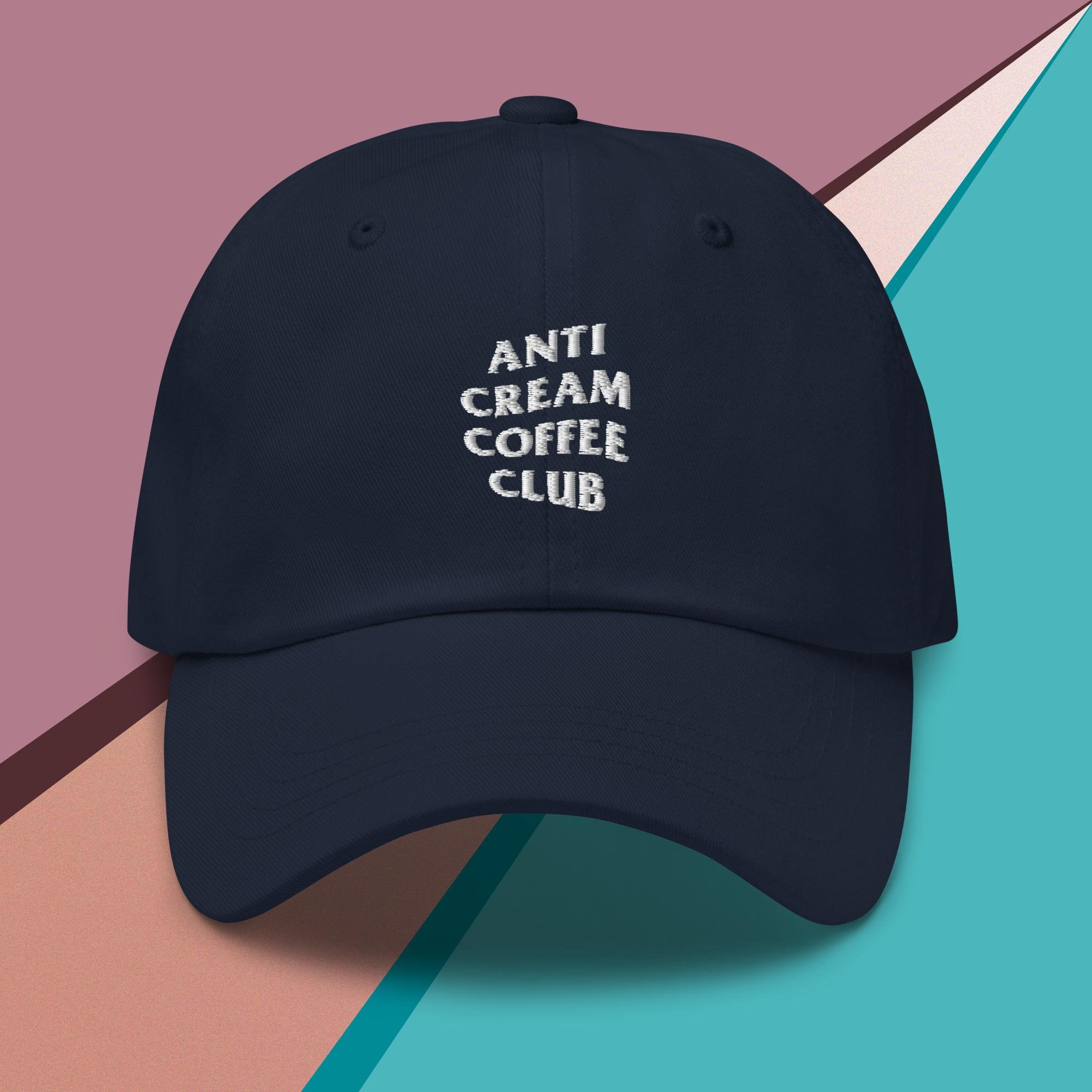 Anti Cream Coffee Club Hat, Coffee Lover Gift for Friend, Barista Gift ...