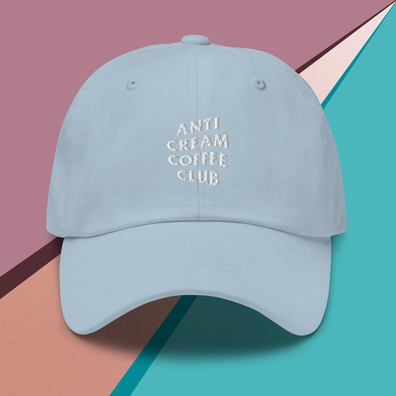 Anti Cream Coffee Club Hat, Coffee Lover Gift for Friend, Barista Gift ...
