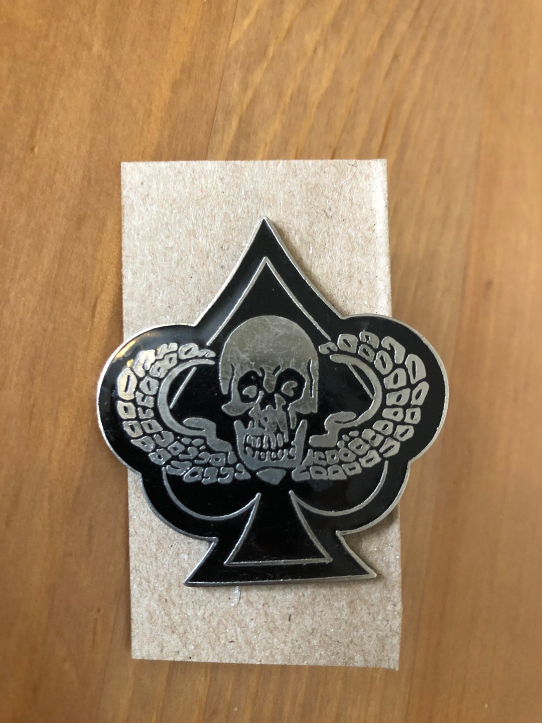 Death Spade Enamel Pin, Punk Pins, World War II Pin, Death Spade ...