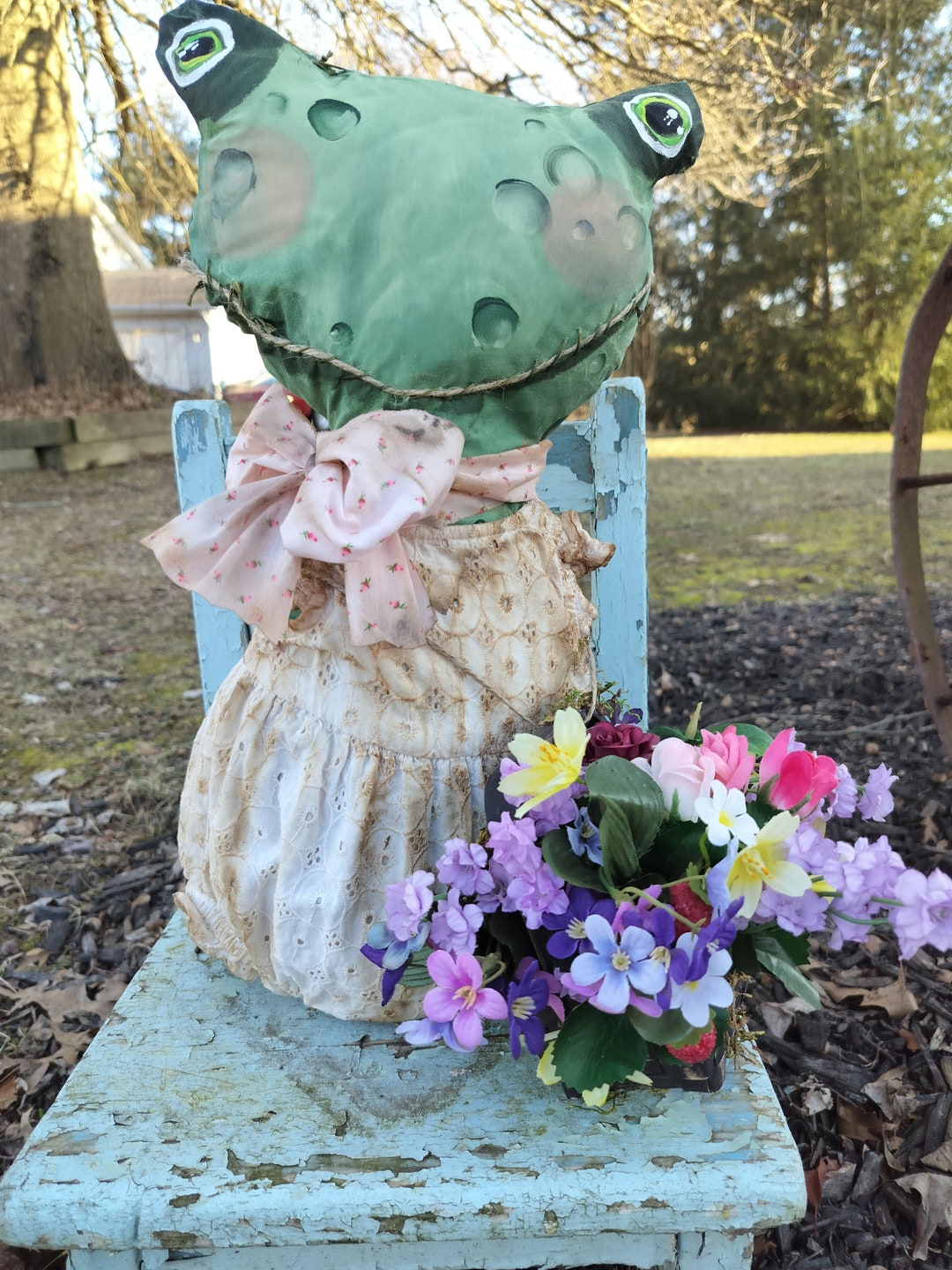 Primitive Folk Art, Primitive Dolls, Spring Decor, Folk Art, Handmade ...