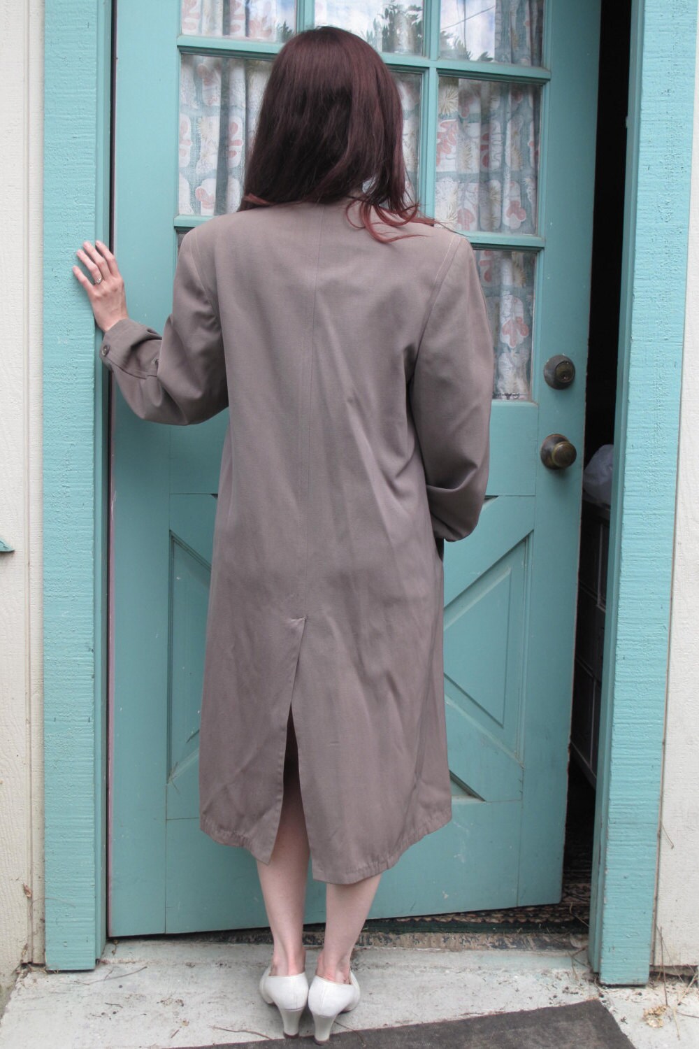 Vintage Gabardine Overcoat - Etsy