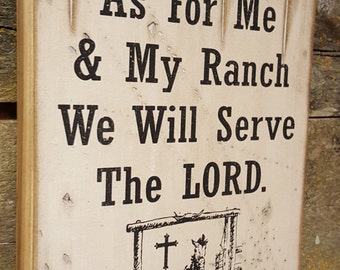 Cowboy's 10 Commandments Western Antiqued Wooden Sign | Etsy