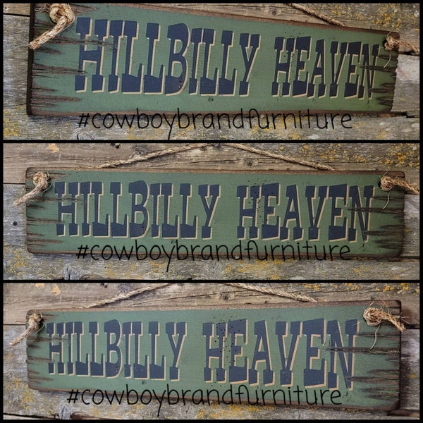 Hillbilly Sign - Etsy