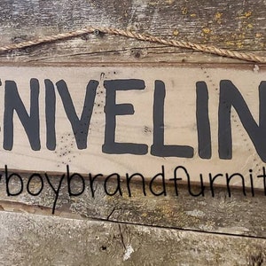 No Sniveling, Western, Antiqued, Wooden Sign - Etsy