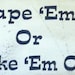 Scrape Em off or Take Em Off Western Antiqued Wooden Sign - Etsy